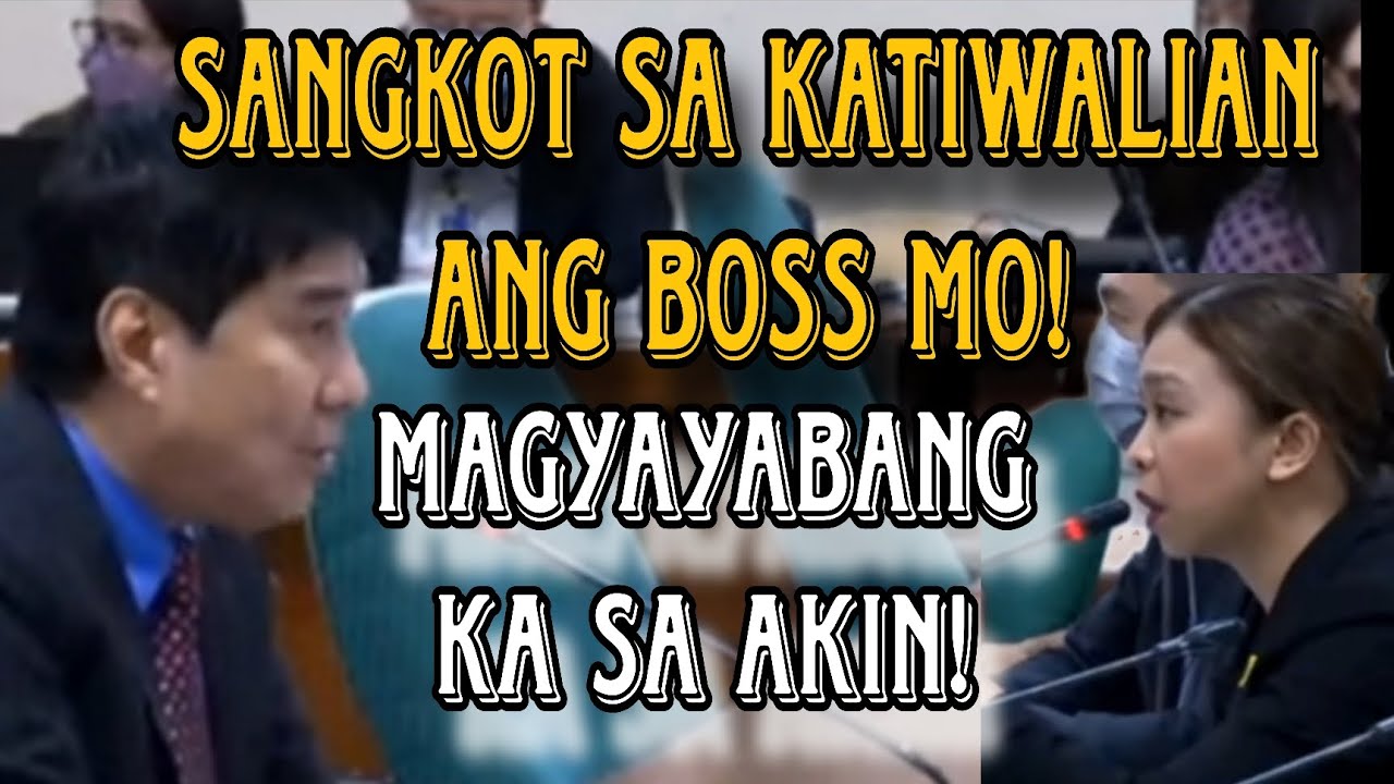 SANGKOT SA KATIWALIAN ANG BOSS MO, TAPOS MAGYAYABANG KAYO SA AKIN ...
