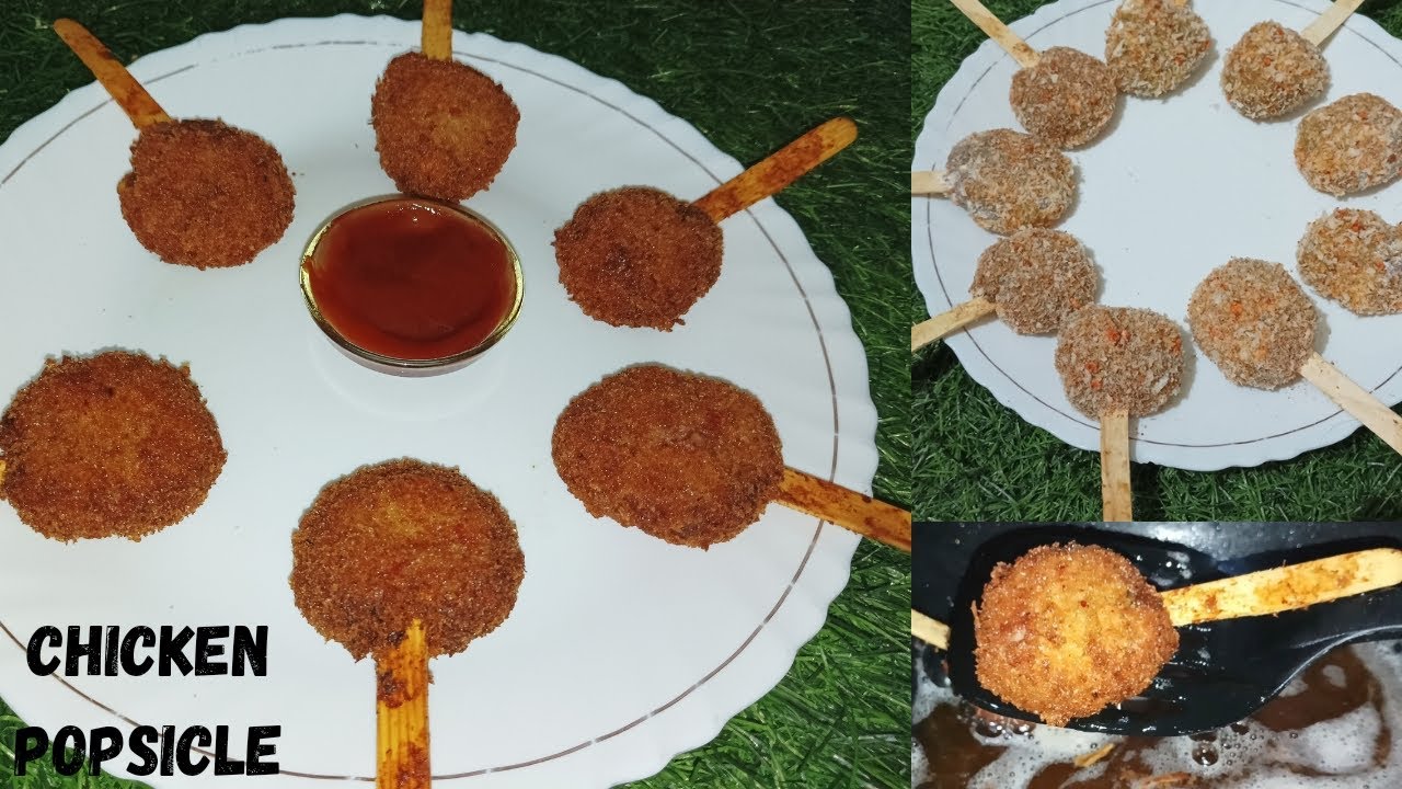 Chicken Popsicle recipe|chicken Popsicle Nuggets|Candy Chicken |tasty ...