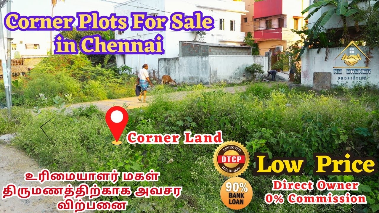 Residential Corner Plot For Sale in Chennai - Guduvanchery #plots #land #forsale #nobrokerage ...