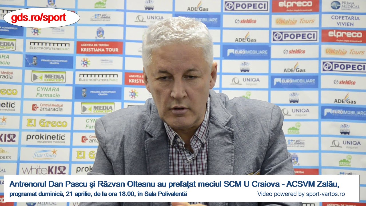 Volei / Dan Pascu şi Răzvan Olteanu au prefaţat meciul Craiova - Zalău ...