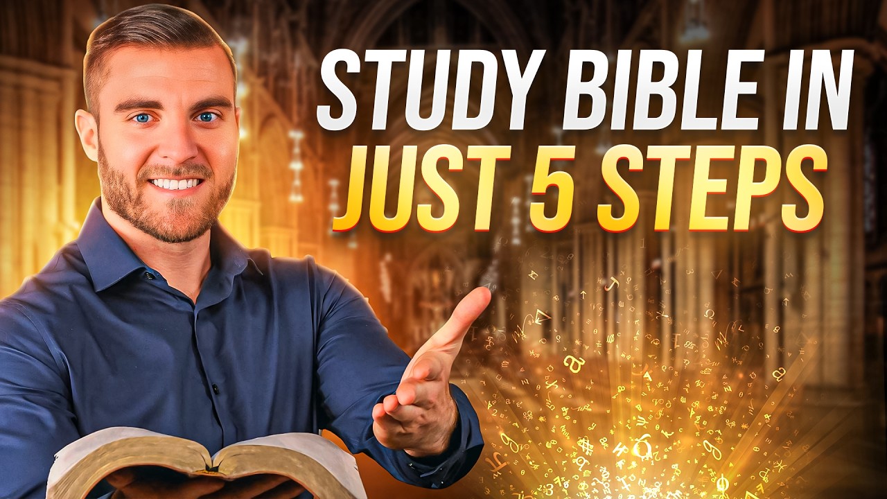 How To Study The Bible - 5 STEPS! - YouTube