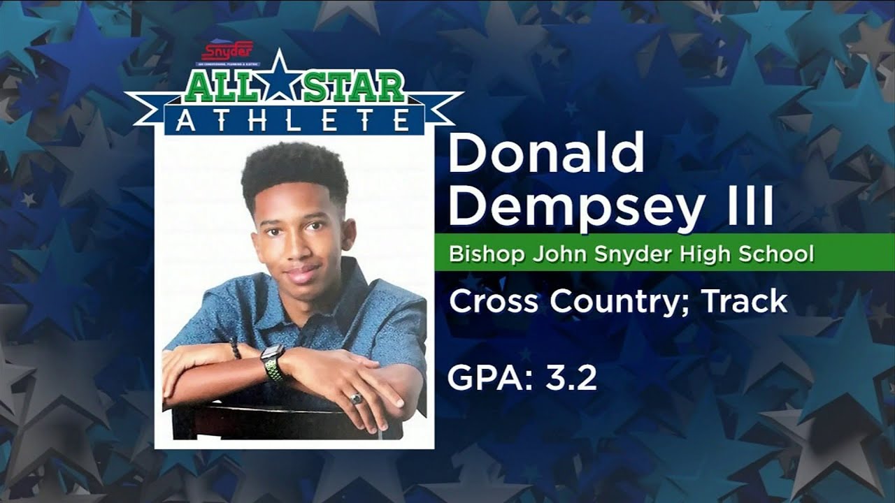 All-Star Athlete: Donald Dempsey III - YouTube