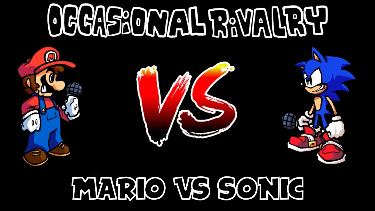 FNF: MARIO VS SONIC // OCCASIONAL RIVALRY Friday Night Funkin' - YouTube