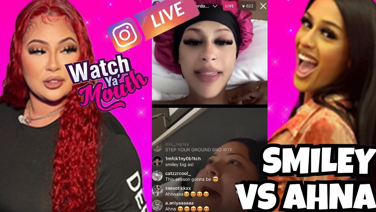 Live Showdown: Baddies East's Smiley & Ahna Confront Each Other - YouTube