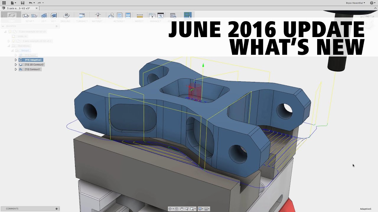 What's New in Fusion 360 June 2016 Update - YouTube