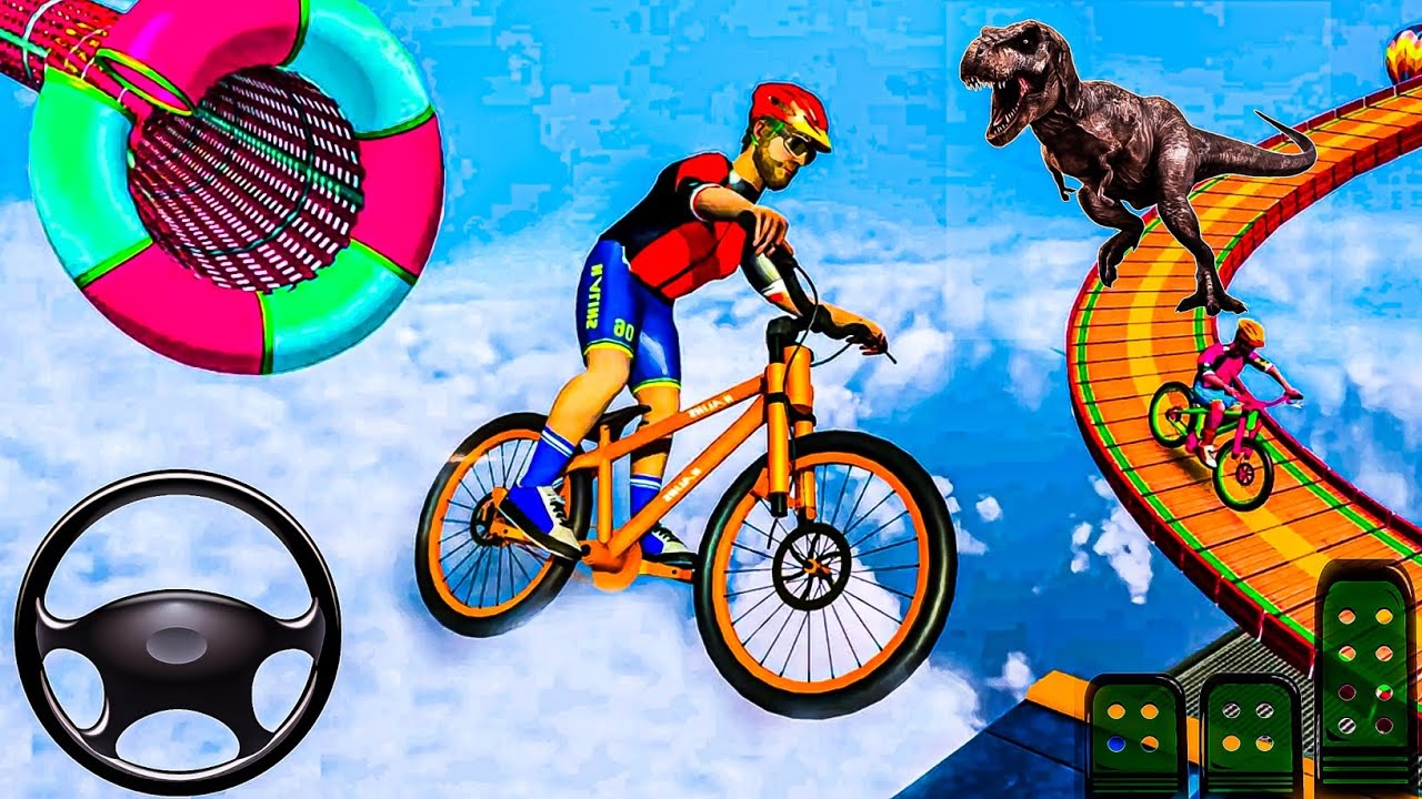MEGA BMX Cycle Game 2021-Offline Racing New Games - Android Gameplay ...