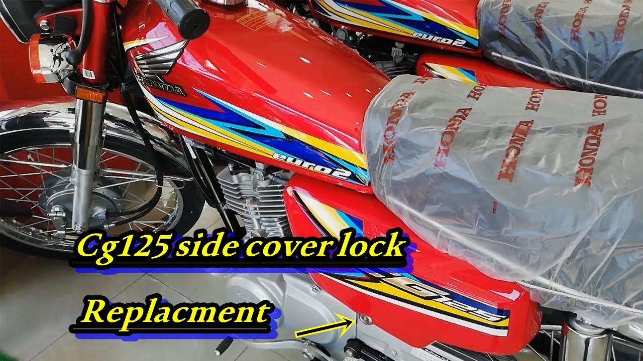 how to replace Cg125 side cover lock - YouTube