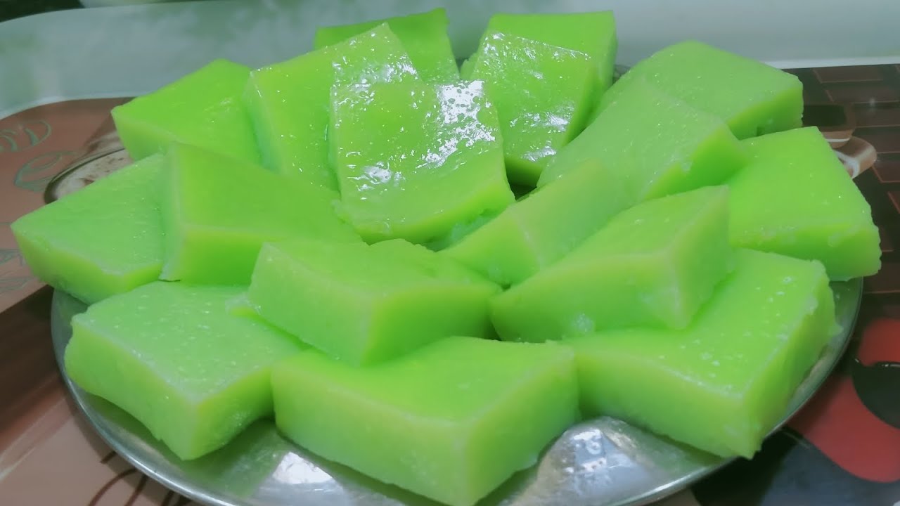 Corn Flour Milk Jelly Cake Easy Milk Dessert Recipe |without Oven Cake ...