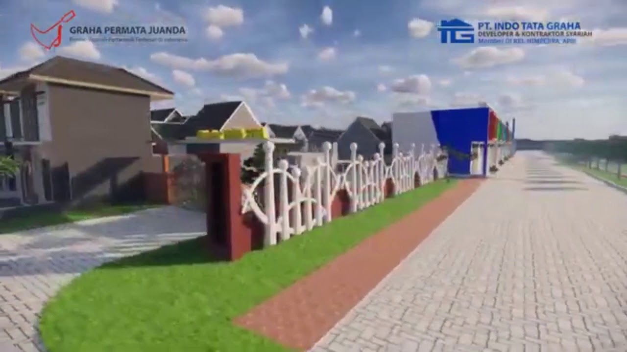 Graha Permata Juanda in 3D - YouTube
