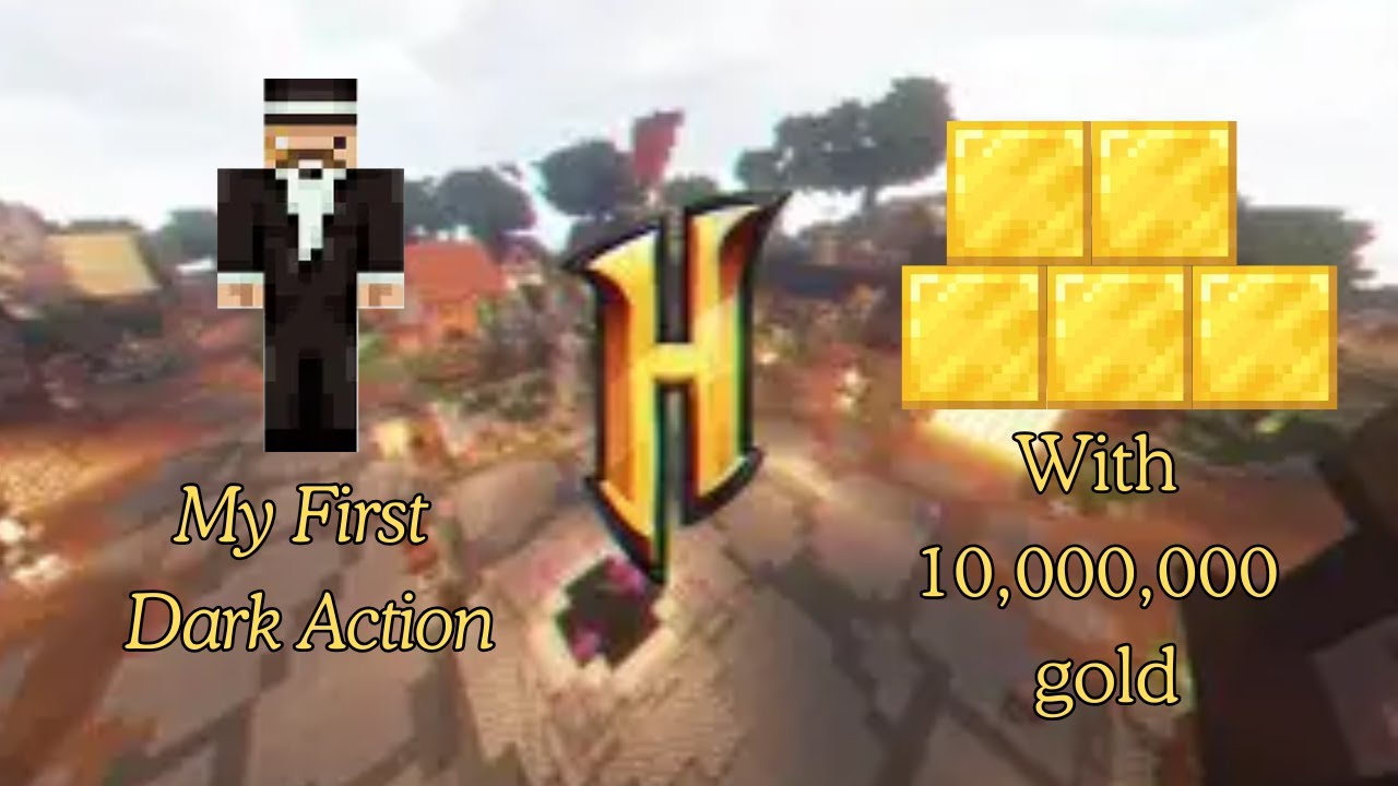 My First Dark Auction With 10 Million gold!!! Hypaxial Skyblock - YouTube