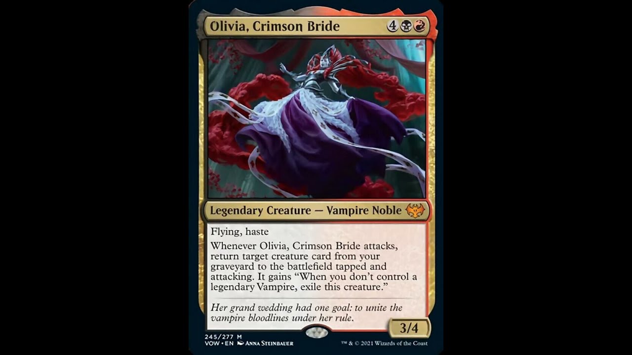Olivia, Crimson Bride Commander Deck - YouTube