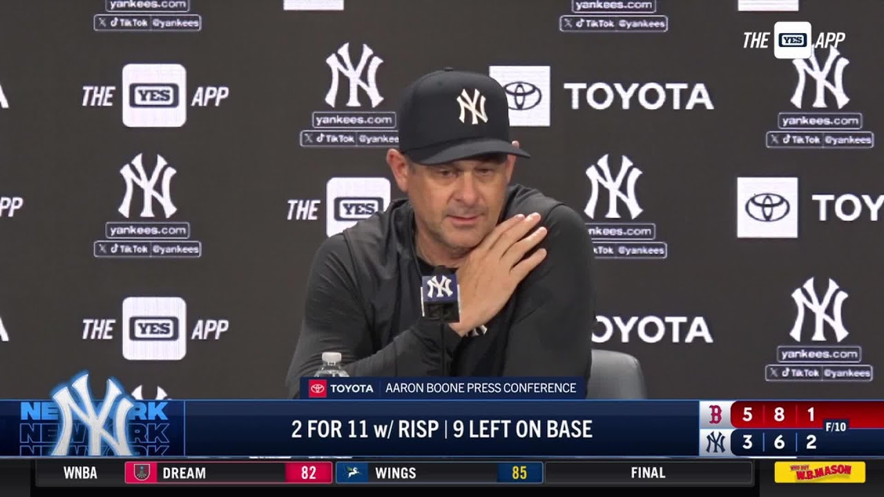 Aaron Boone gives an update on Gleyber Torres, Clay Holmes and more ...