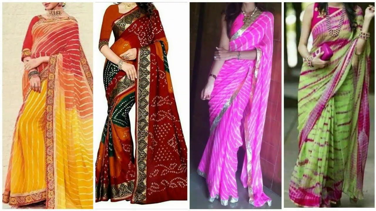 Latest Collection of Lahariya Saree | Latest Lahriya Saree Design ...