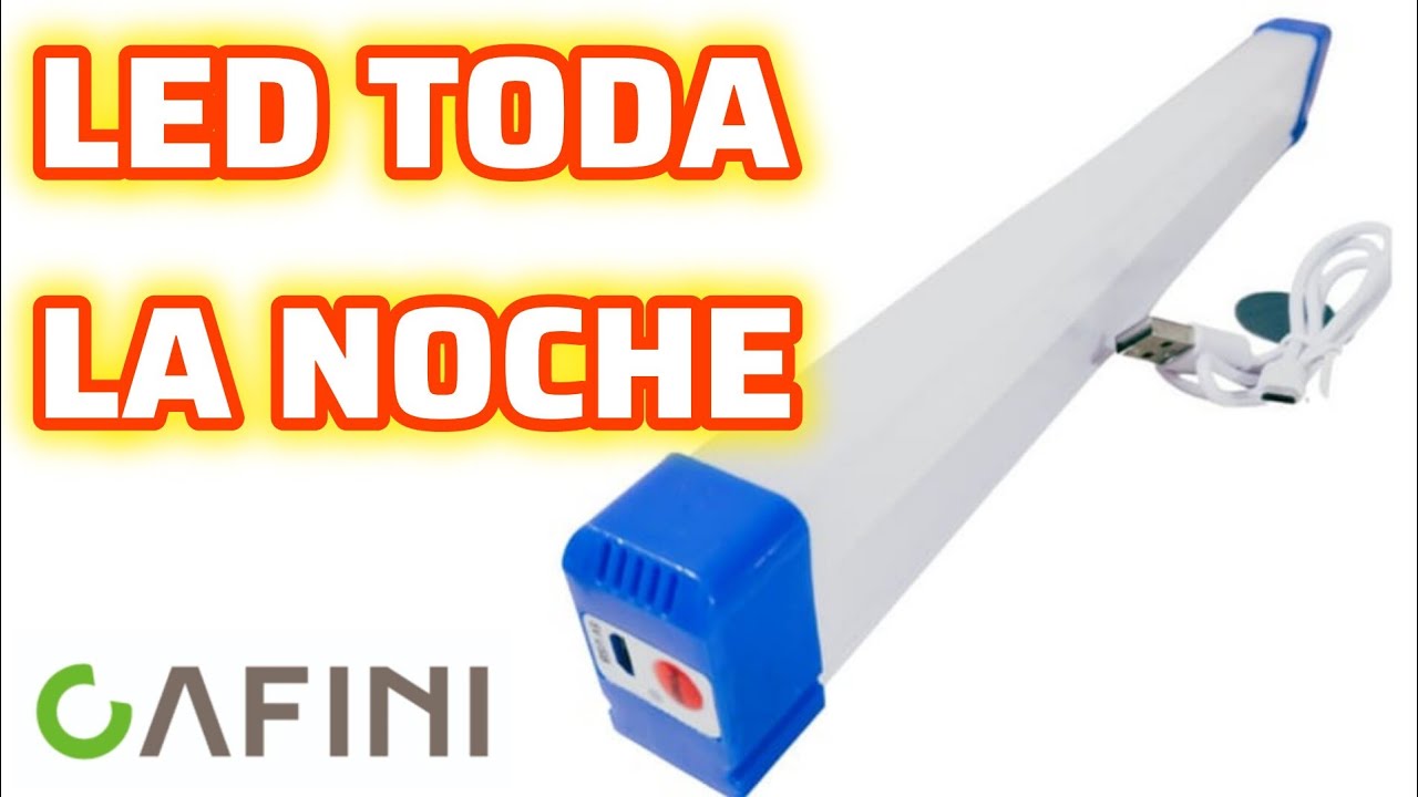Fluorescente LED Luz Recargable Cafini @mundoworld11 #luzled #cafini ...