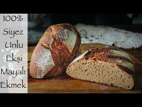 %100 Siyez Unlu Ekşi Mayalı Ekmek Nasıl Yapılır? Tüm Aşamaları & Püf Noktaları / Einkorn Sourdough