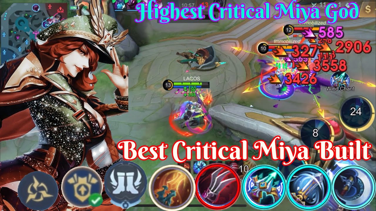 Legendary Miya Top Critical Built + Emblem ~ Built Top Top Global Miya ...