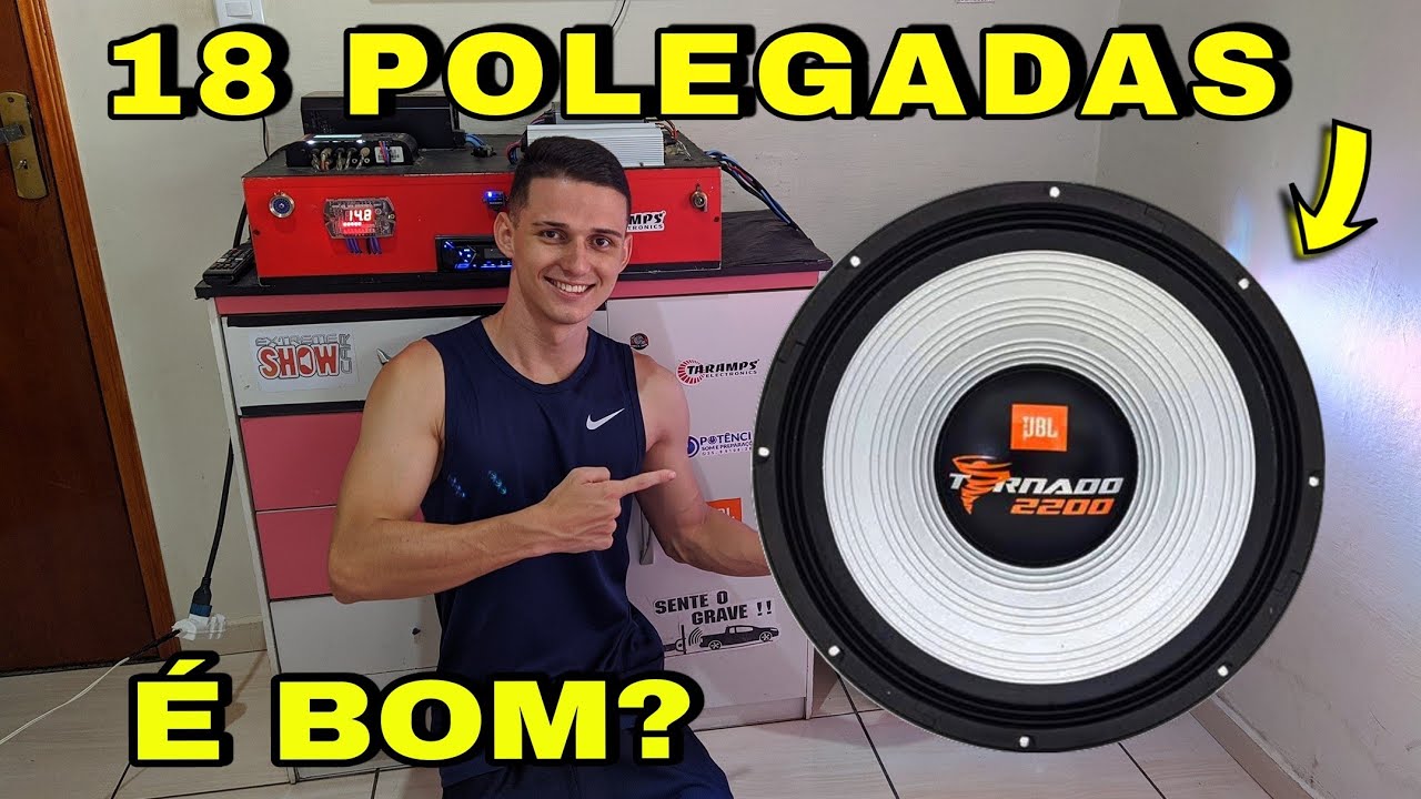 GRAVE JBL TORNADO 2200 18 POLEGADAS - O MELHOR ALTO FALANTE PARA SUBGRAVE - YouTube