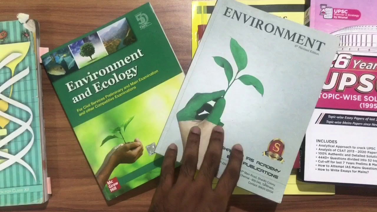 Book list and Unique Strategy for Environment preparation for upsc ...