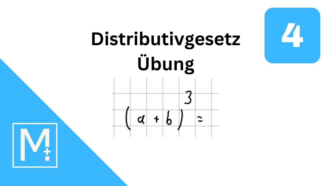 Distributivgesetz Übung (Stufe 4 - Fortgeschritten | MathePlus - YouTube