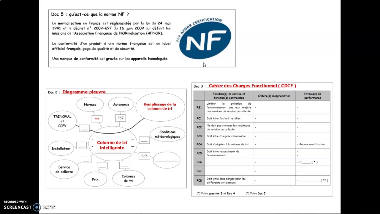Etape 5 CORRECTION Projet Trinoval - YouTube