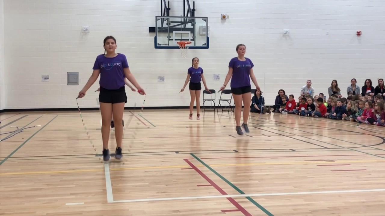 Jump Rope Demo - Copperfield Elementary Calgary - YouTube