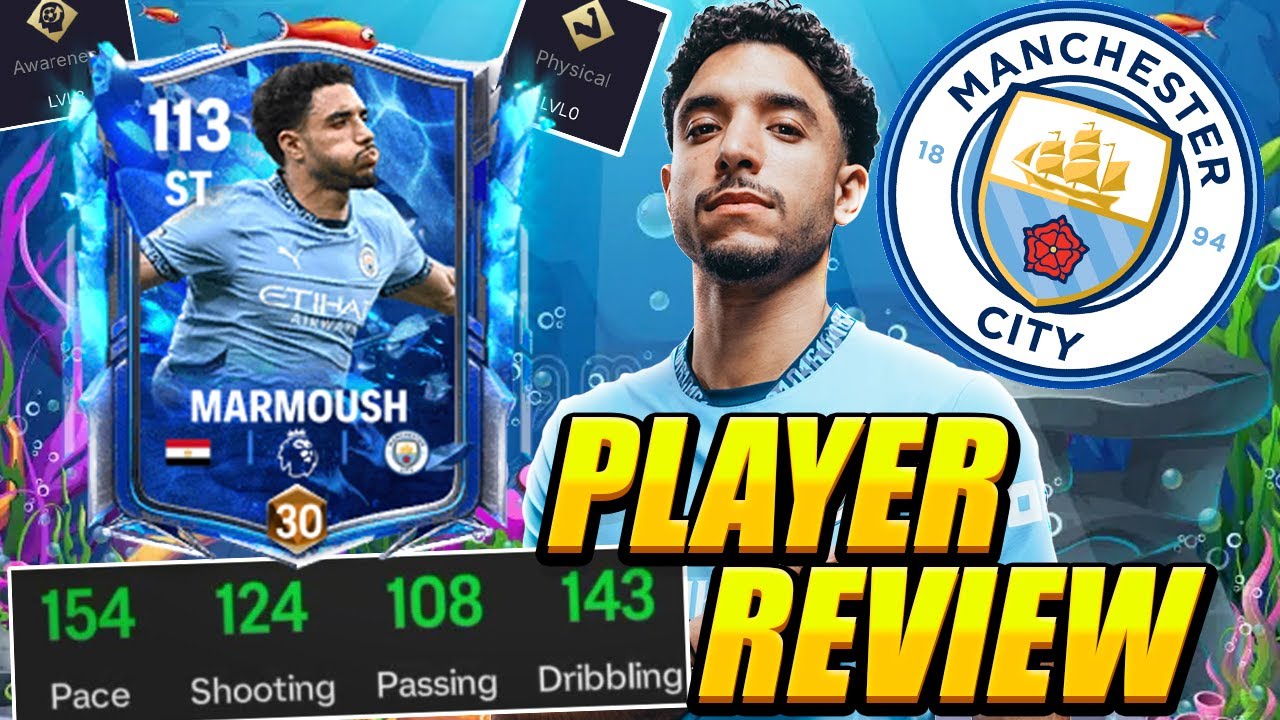 REVIEW MARMOUSH PLAYER REVIEW! FC MOBILE OMAR MARMOUSH REVIEW! INFERNO ...