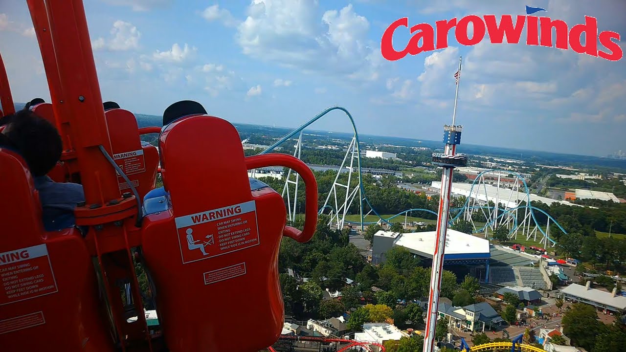 Windseeker On-Ride POV 60fps HD Carowinds, NC - YouTube