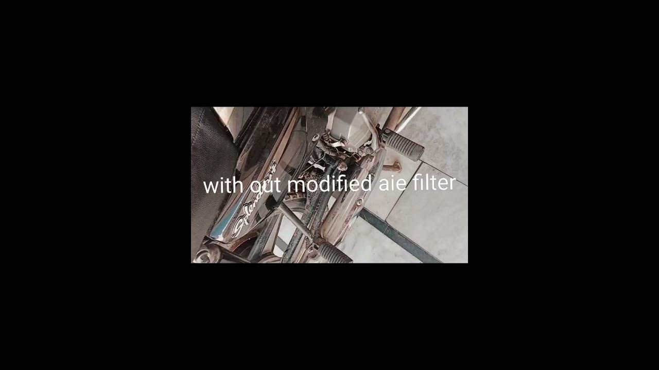 saplander air filter modified in air Box🛵🛵👑👑 - YouTube