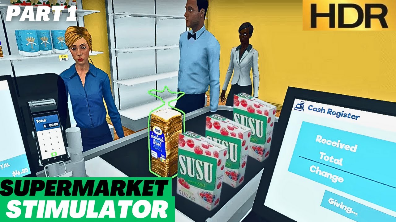 Supermarket Simulator | PART 1 | 1440P HDR - YouTube