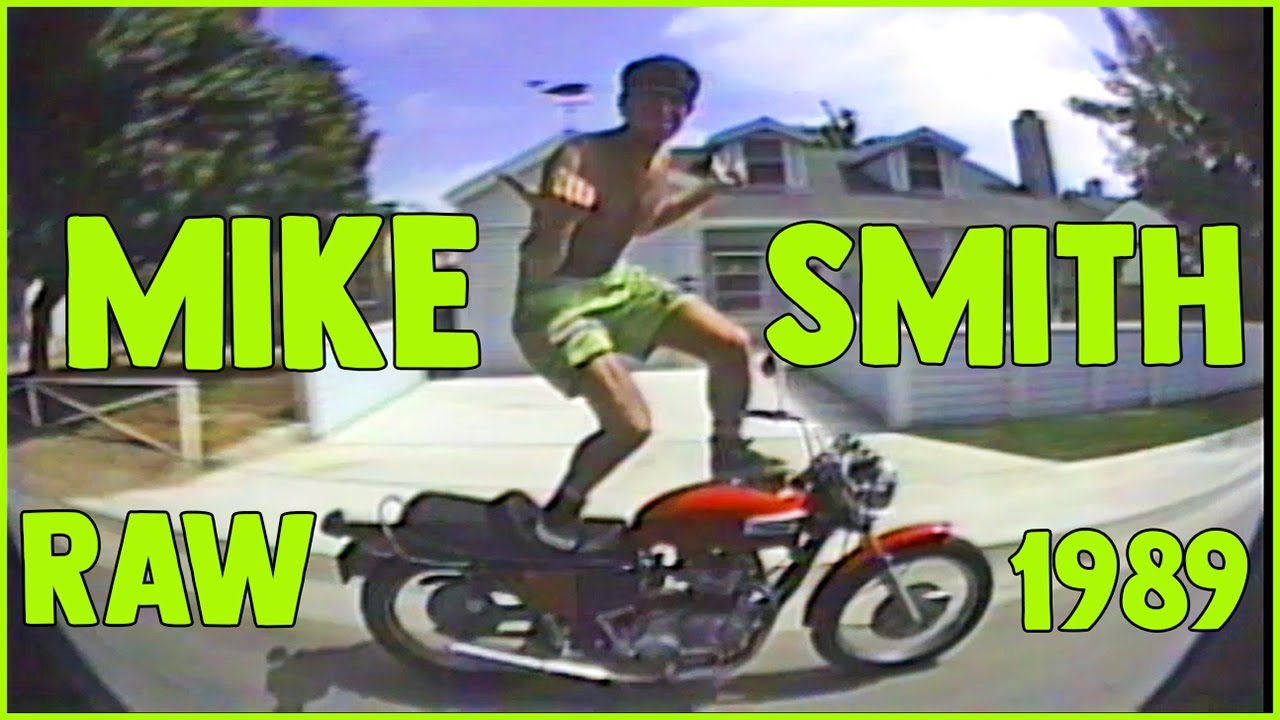 STYLE MASTER: MIKE SMITH 1989 RAW TR FOOTAGE FROM SPEED FREAKS SKATE ...