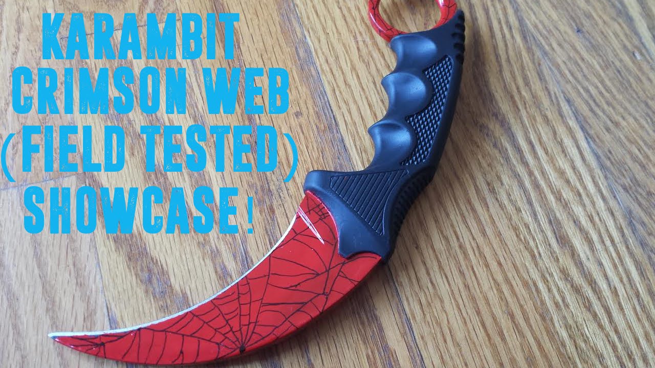 CS:GO | Karambit Crimson Web (Field-Tested) - YouTube