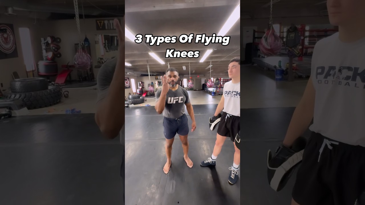 Kickboxing 101: 3 Types of Flying Knees 1.Jumping Knee 2. Straight ...