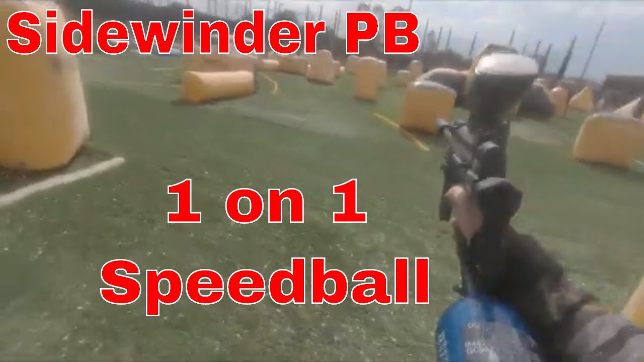 1 on 1 Speedball @ Paintball Country - YouTube