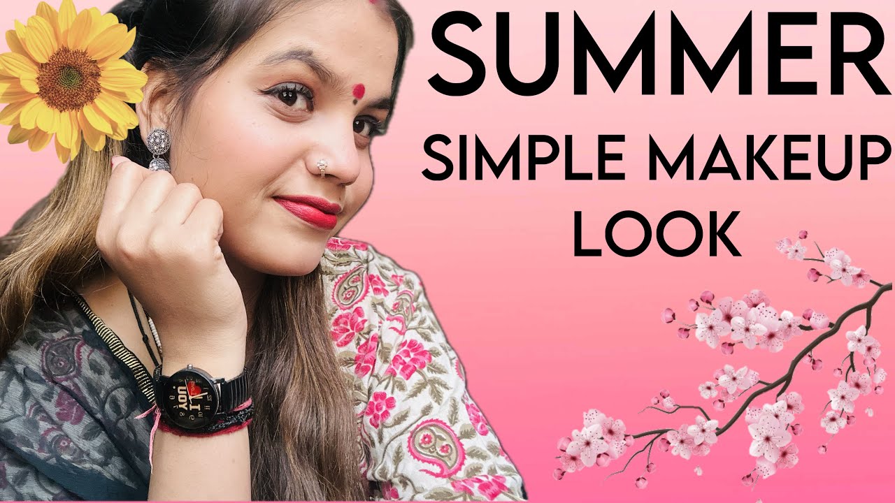 Simple Summer Makeup Tutorial for Beginners. - YouTube