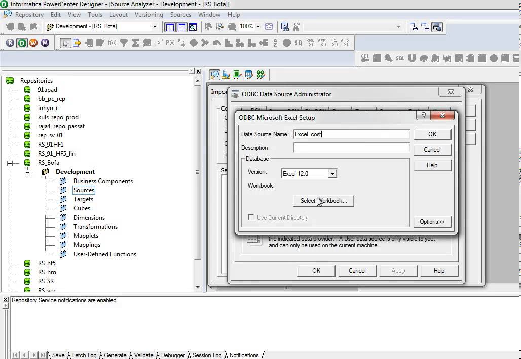 Importing Excel Data into PowerCenter Designer - YouTube