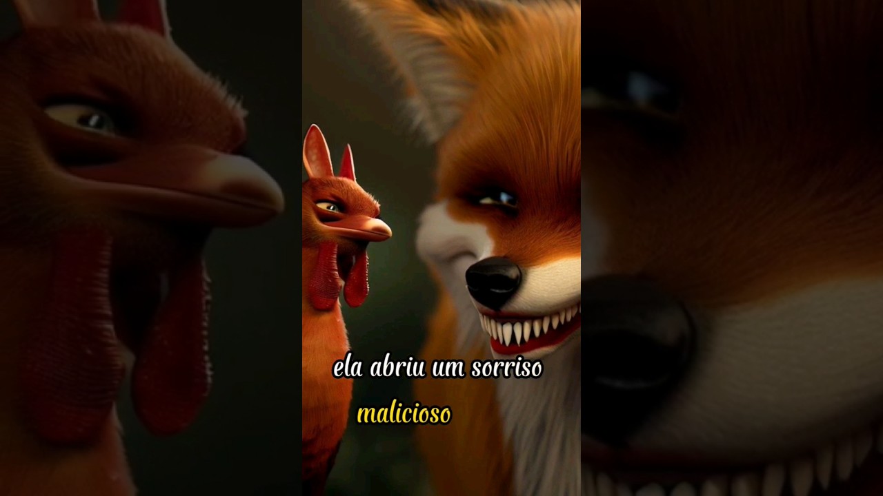 O galo e a raposa #fabula #contos #historia #reflexao #raposaegalo ...