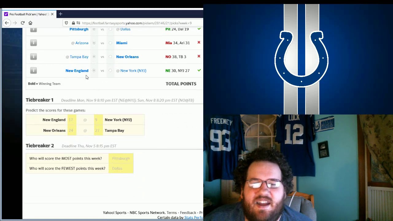 2020 NFL Week 10 Picks and Week 9 Recap - YouTube