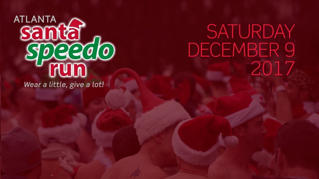 The Atlanta Santa Speedo Run 2017 - YouTube