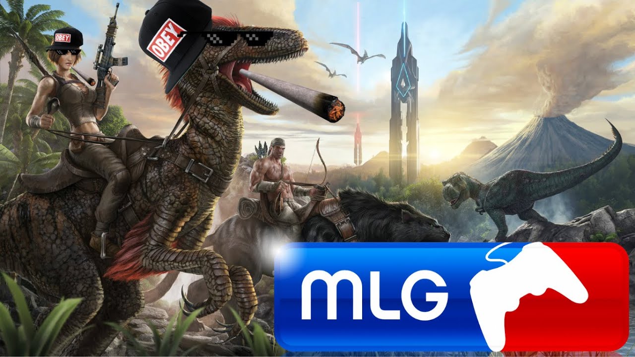 MLG ARK SURVIVAL EVOLVED - YouTube