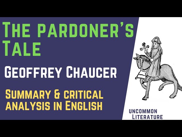 Pardoner Quotes Reading Chaucer's 'The Canterbury Tales' In AP