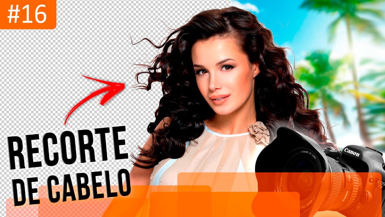 Como recortar pessoas/cabelo no photoshop - YouTube