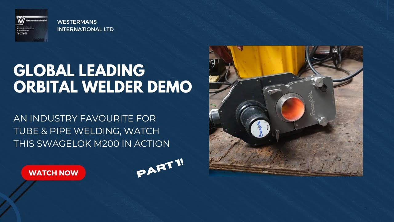 Swagelok M200 orbital welder *ONLINE DEMO* for #tube and #pipe welding ...