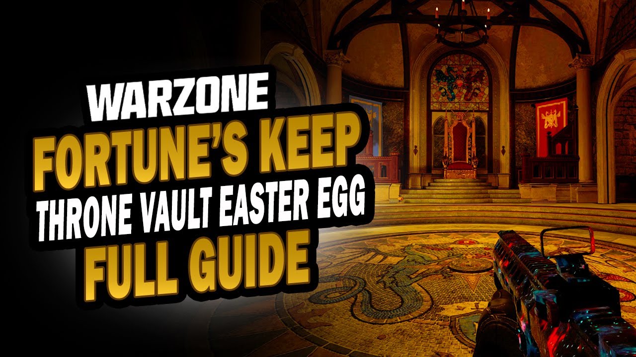 Fortune's Keep: Throne Room Vault Easter Egg Guide - Warzone - YouTube