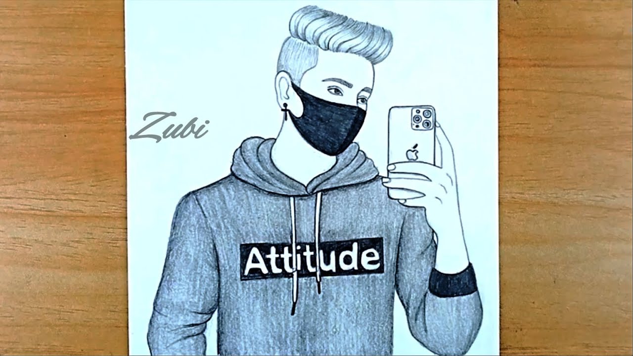 how to draw Boy with attitude #drawing #drawingforbeginners #viralvideo ...