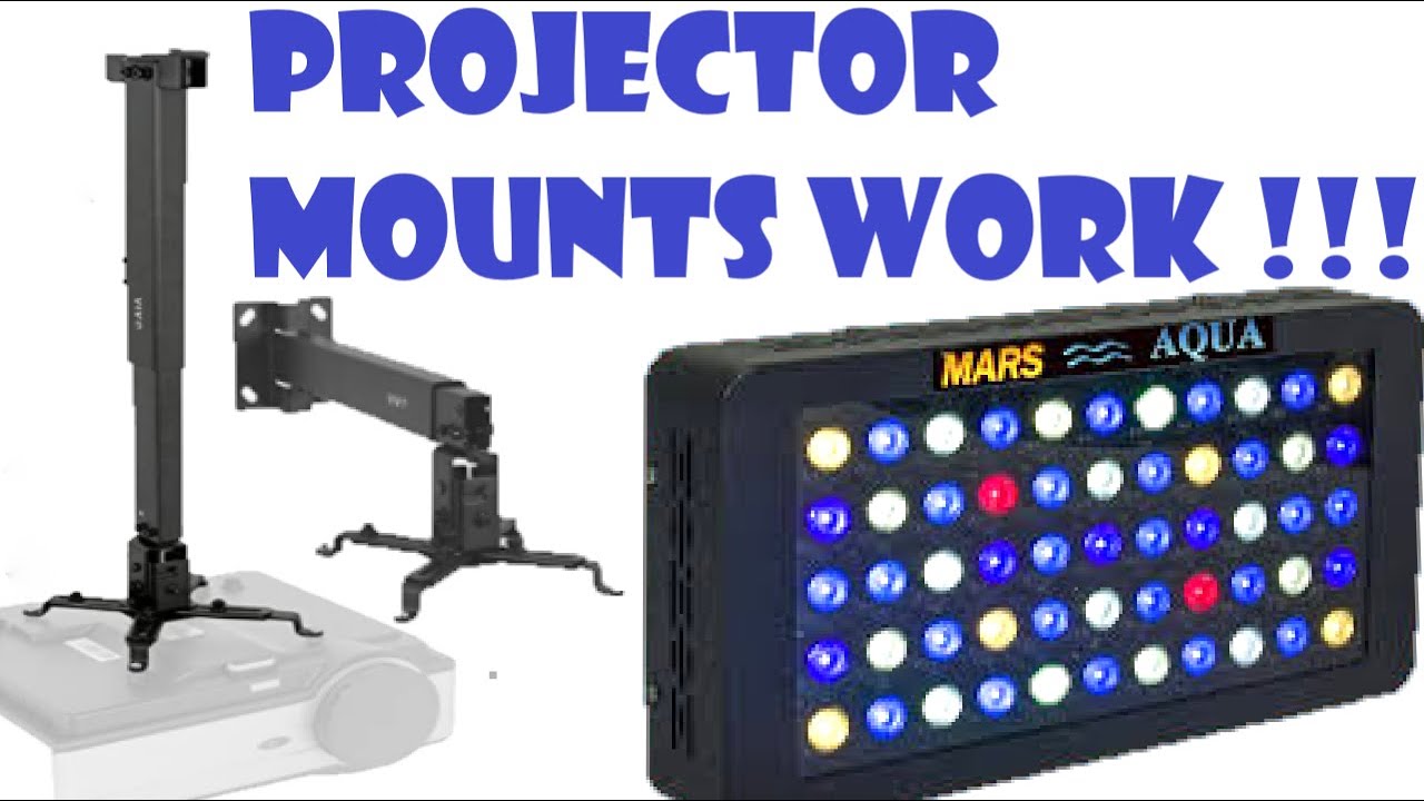 Mars Aqua 165w Black Box LED Mounting - YouTube