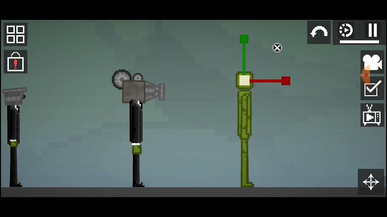 como hacer un cameraman y big cameraman en Melon playground - YouTube