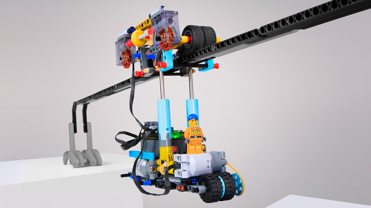 Testing a Lego Car on Insane Bridges and a Water Vortex - YouTube