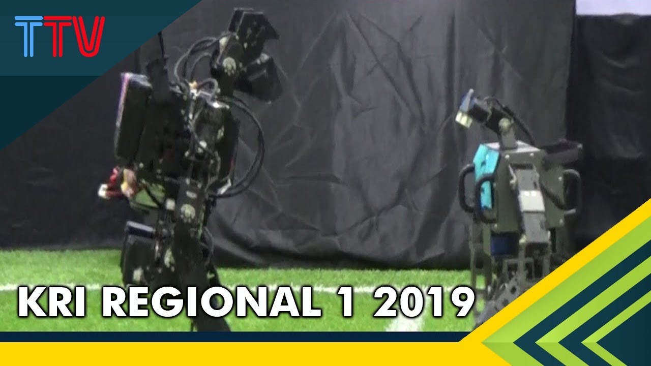 LIPUTAN KRI REGIONAL 1 2019: TEKNOKRAT JUARA KRSBI HUMANOID - YouTube