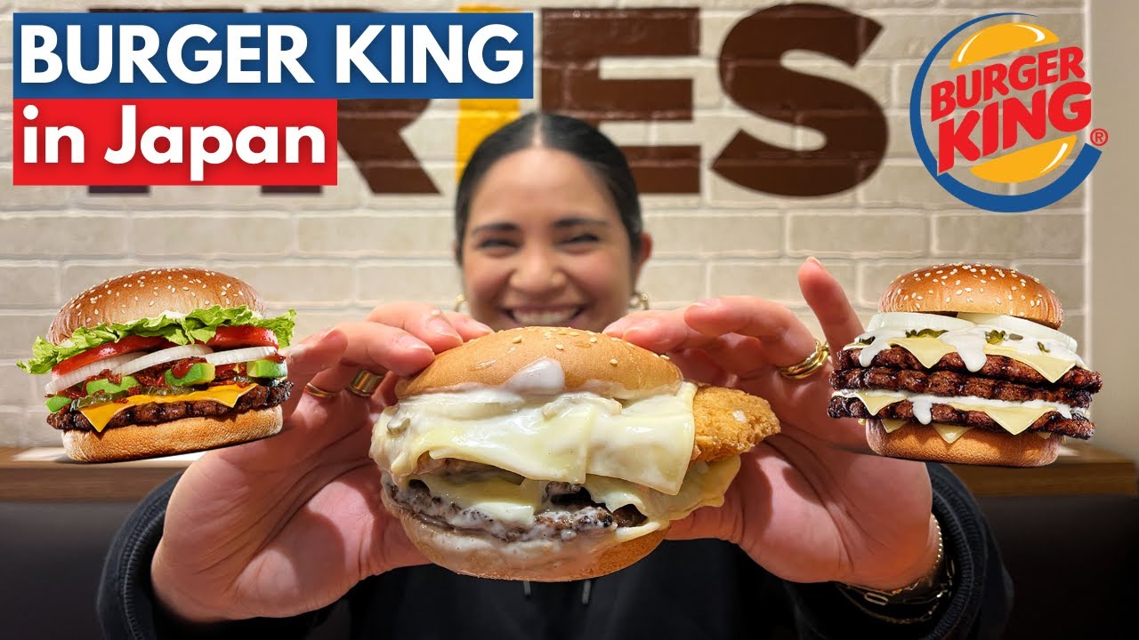 I tried some of Burger King Japan's specialty burgers! Were they ...