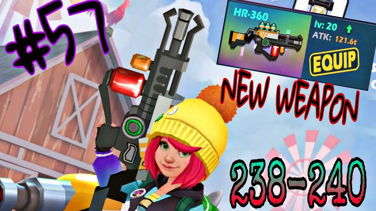 MOW ZOMBIES #57 & I bought the chemist's weapon HR-360 & past 238-240 ...